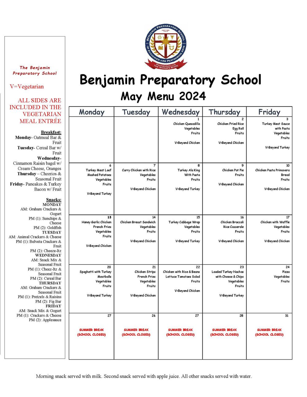 New Parent Page | Benjamin Preparatory School